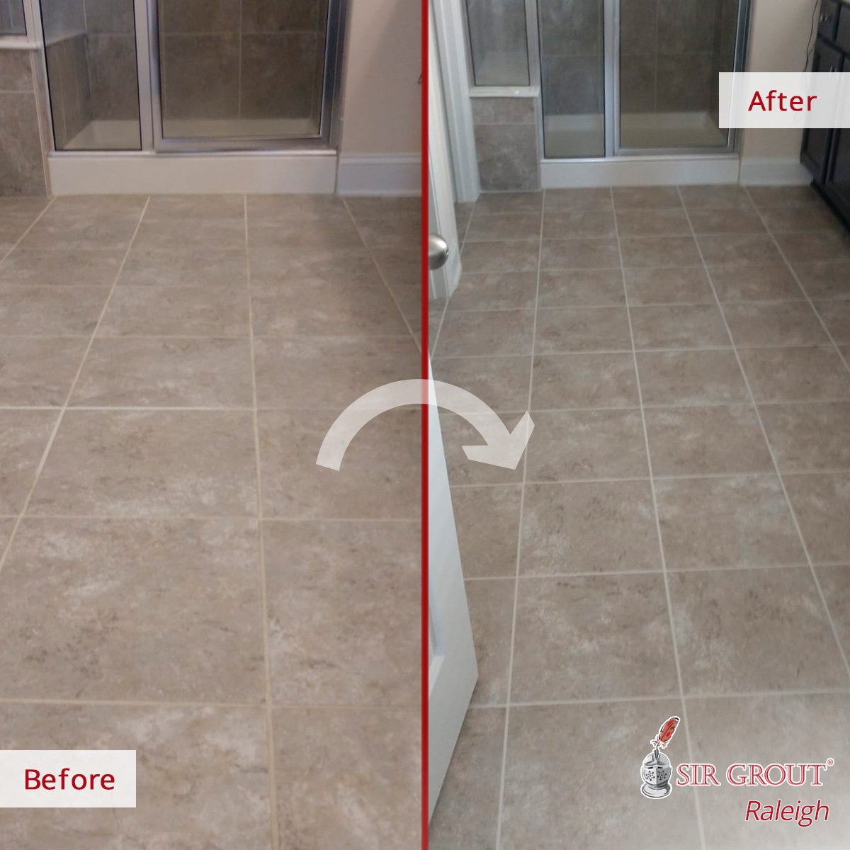 Apex Grout Recoloring Services Make This Homeowner Very Happy
