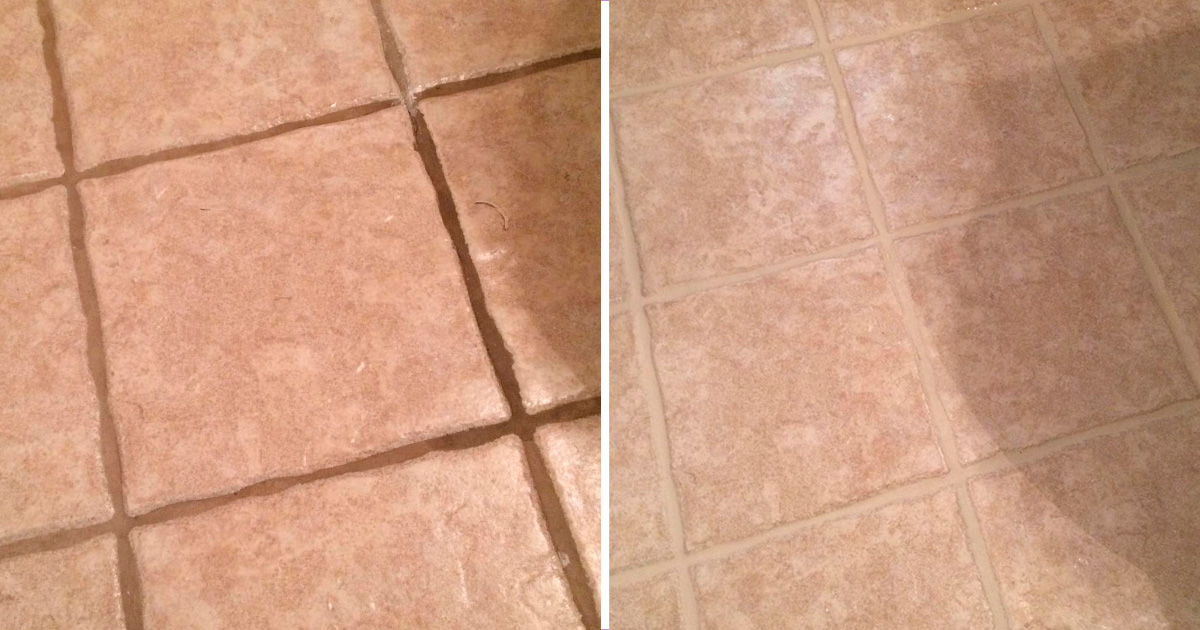 Natural Stone Tile Floor Gets Restored by Raleigh Tile Cleaning Masters