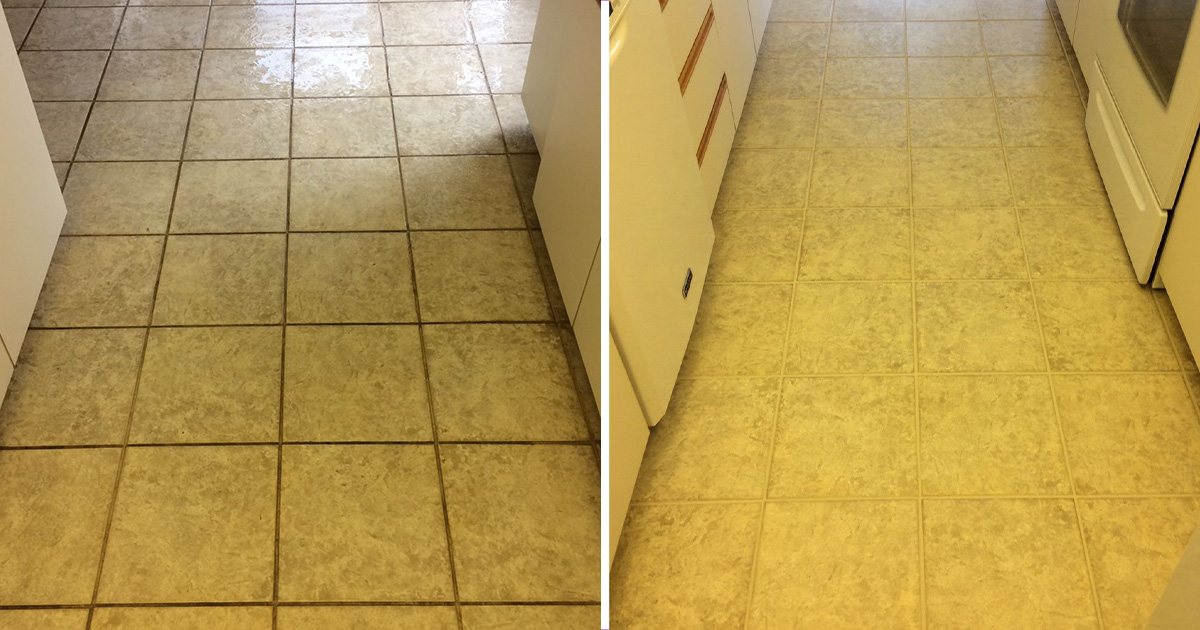 Our Techs Expertly Restored a Floor in Raleigh NC With a Superb Grout ...